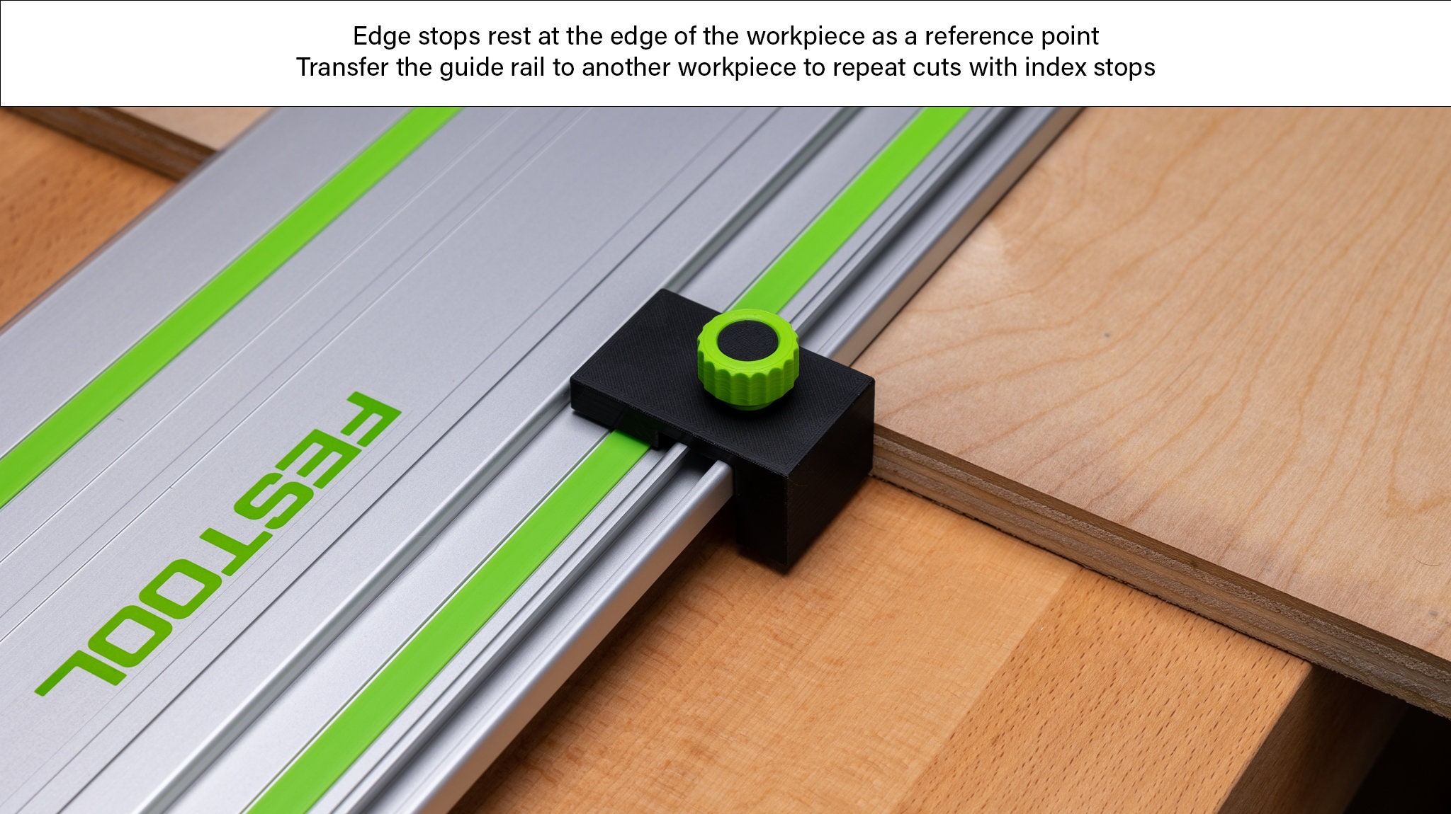 Festool Guide Rail Index Set Limit Stop for Domino Track - Etsy