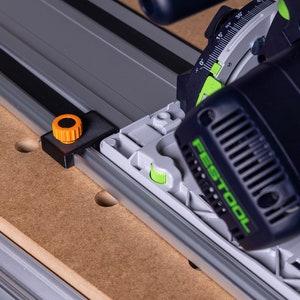 Powertec Guide Rail Limit Stop for Track Saws and Routers - 2 Pack - Etsy