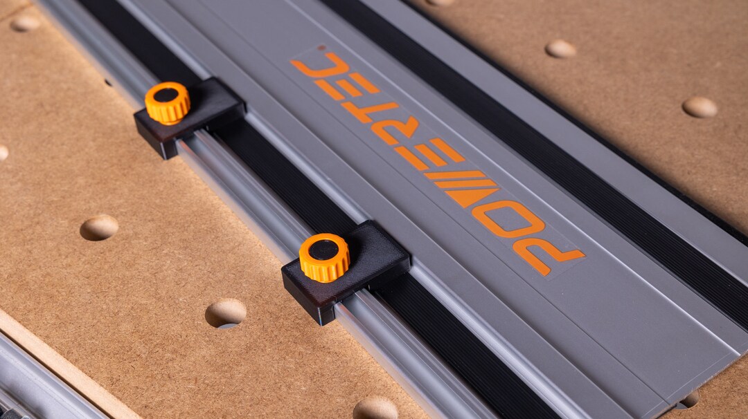 Powertec Guide Rail Limit Stop for Track Saws and Routers - 2 Pack - Etsy