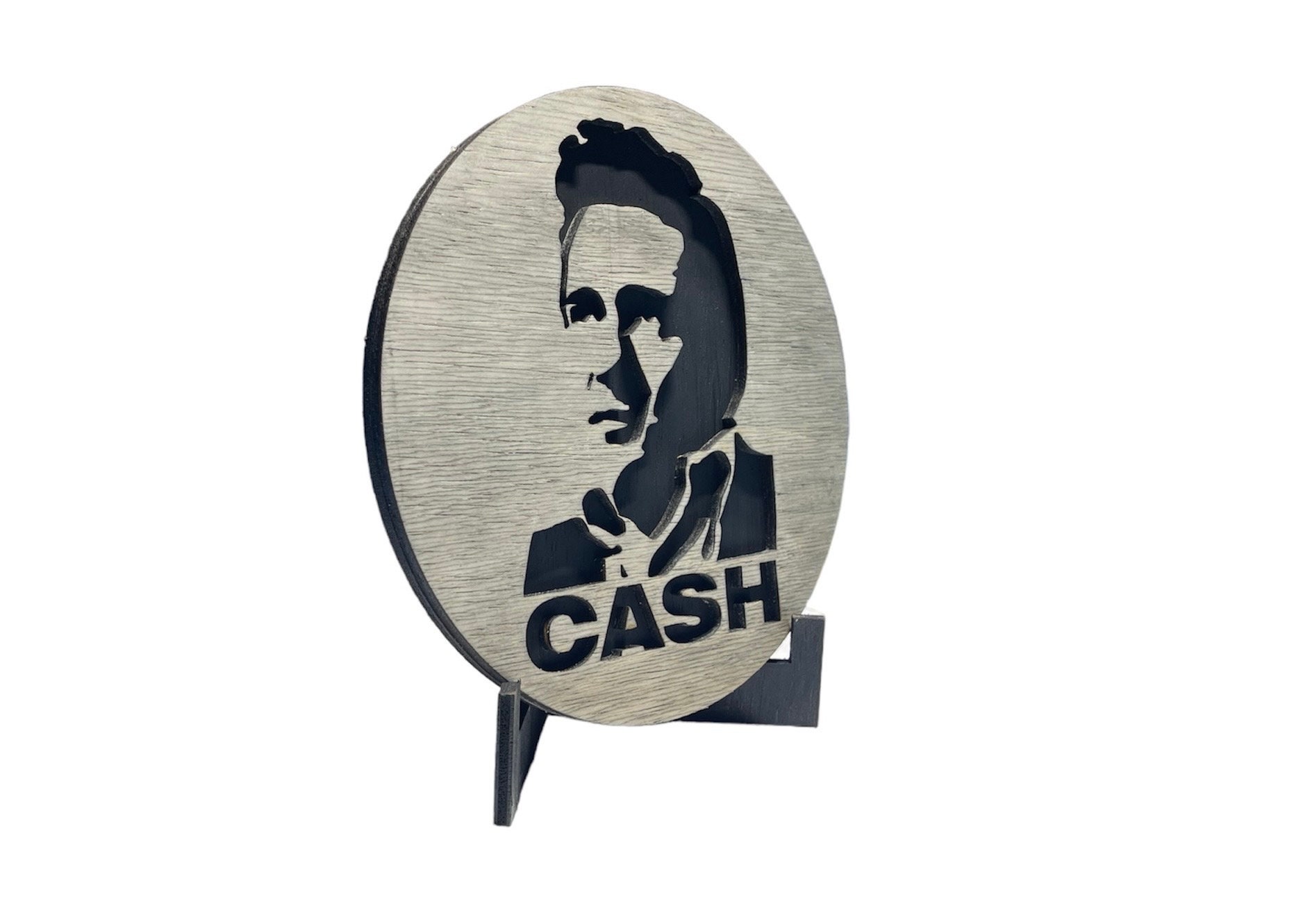 Johnny Cash Wall Art 3d 8x8 the Man in Black - Etsy