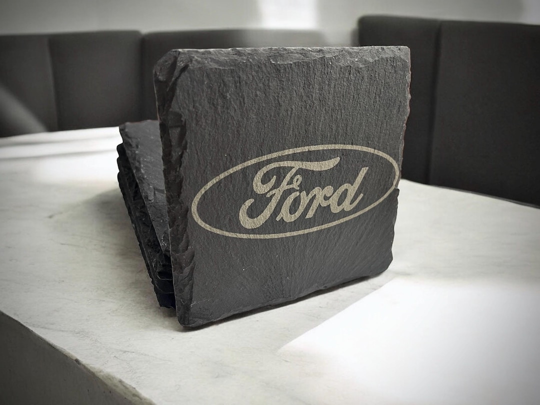Set of 4 Ford High Quality Slate Coasters - Etsy