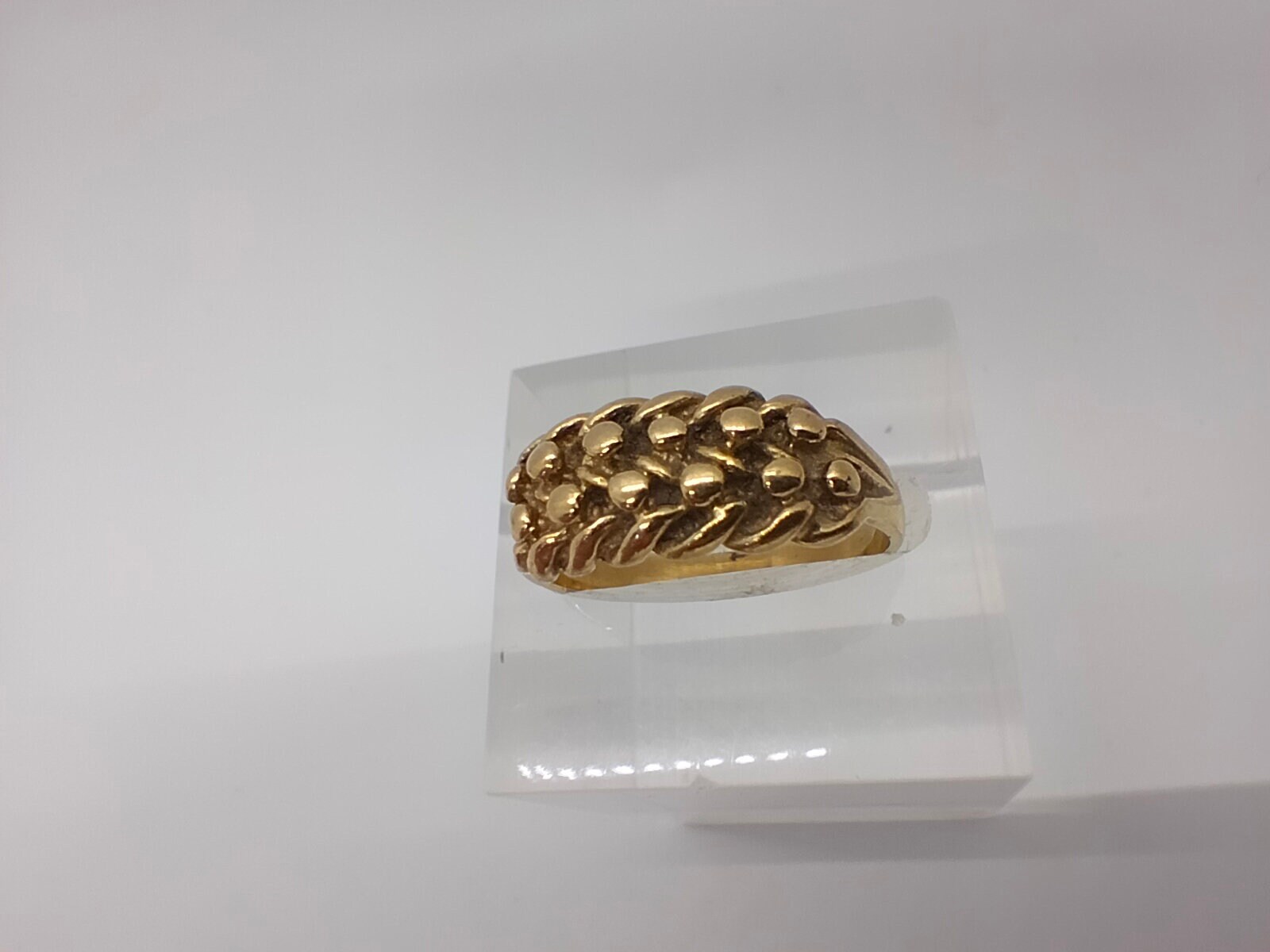 Vintage Solid 9ct Gold Classic Keeper / Guard Ring - Etsy