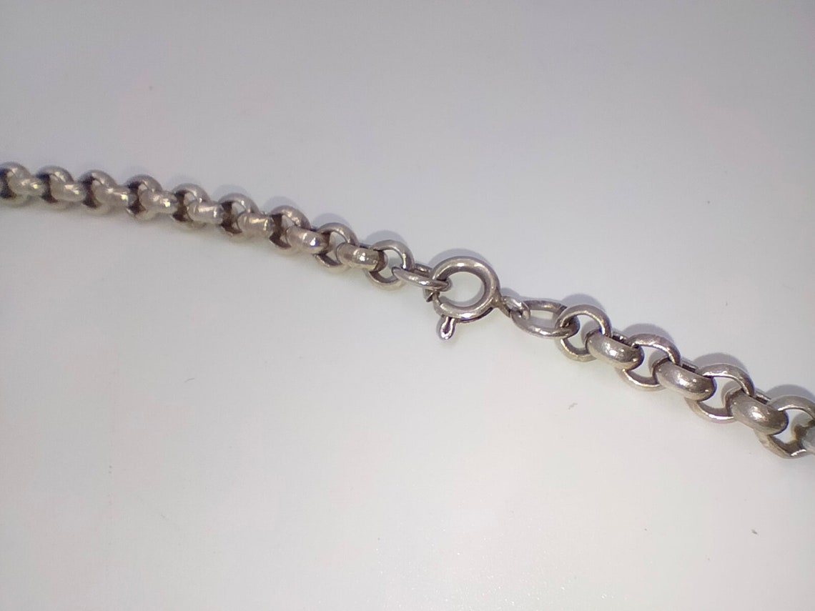 Traditional Classic Vintage Heavy Quality Solid Silver Belcher Chain ...
