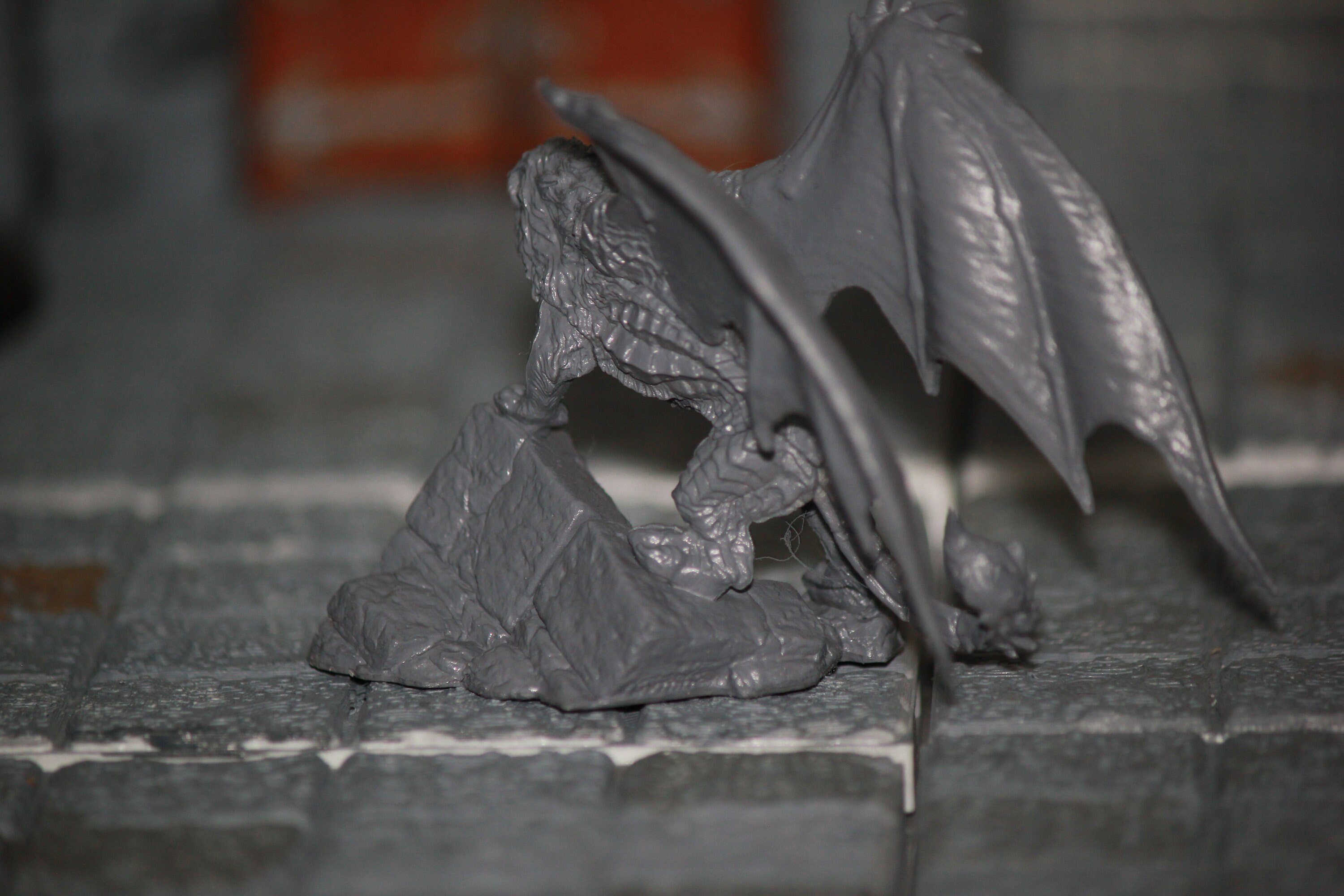 Reaper Bones Manticore Miniature for D&D Primed | Etsy