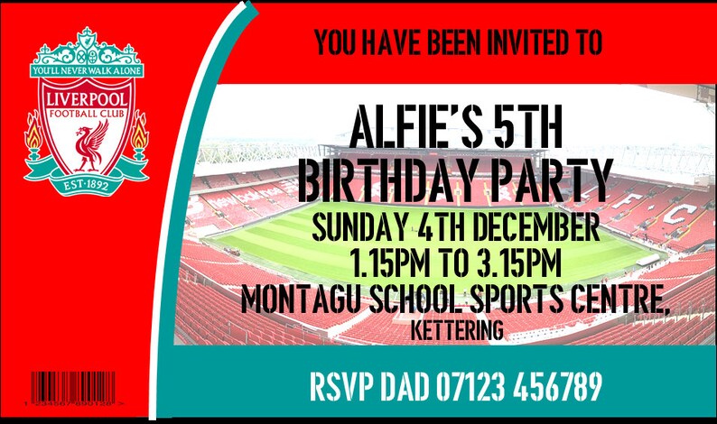 Football Team, Soccer Birthday Invitation / Party Invites / Girls ...