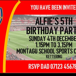 Football Team, Soccer Birthday Invitation / Party Invites / Girls ...
