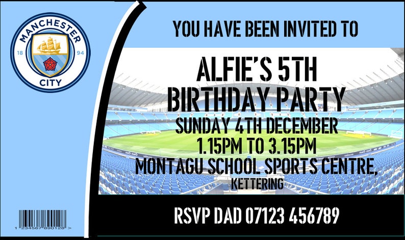 Football Team, Soccer Birthday Invitation / Party Invites / Girls ...