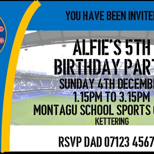 Football Team, Soccer Birthday Invitation / Party Invites / Girls ...