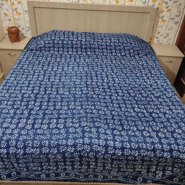 Indigo Bedding - Etsy