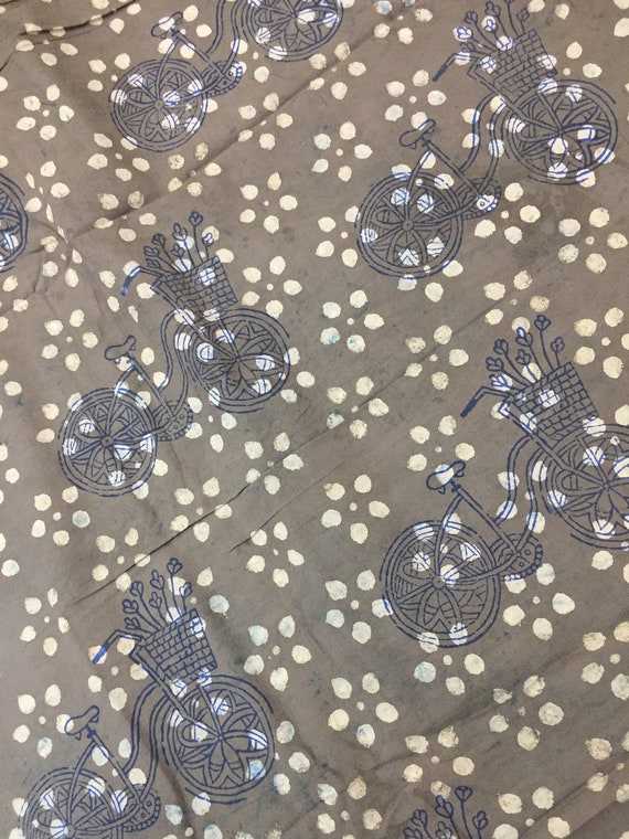 Dyeing & Batik Natural Dye Dabu Print Fabric Kashish Print Fabric ...