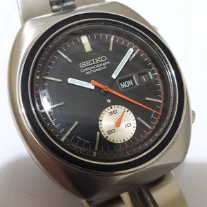 Seiko 6139-8002 Automatic Chronograph Rally Original 1972 Model Rare ...