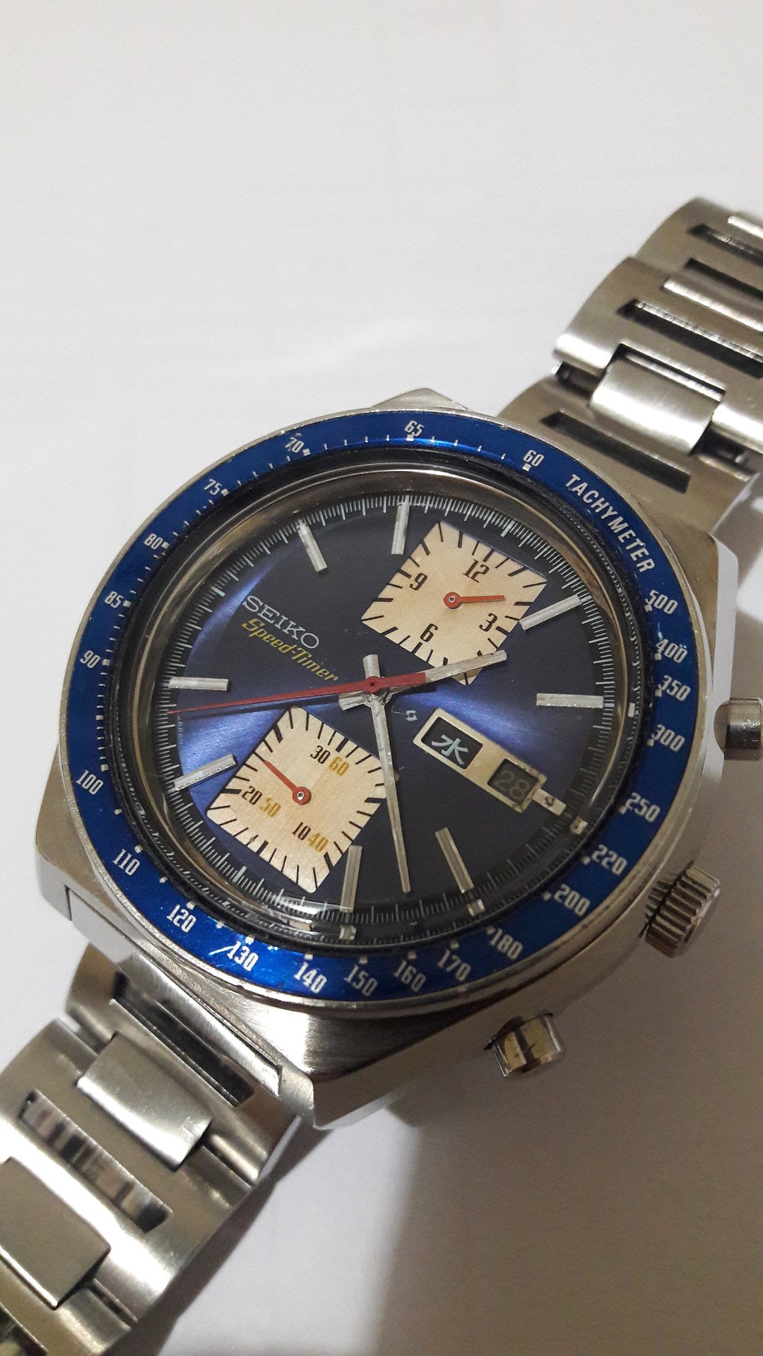 Seiko kakume Speed Timer Dial JDM Automatic Chronograph 6138-0030 ...