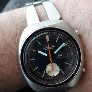 Seiko 6139-8002 Automatic Chronograph Rally Original 1972 Model Rare ...