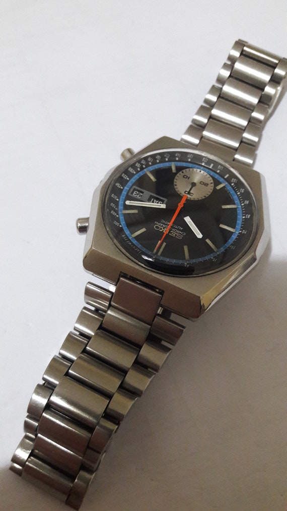Seiko 6139-7080 hexagon automatic chronograph origina… - Gem