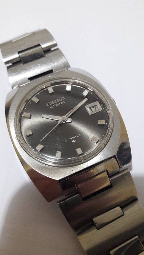 Seiko automatic 7005-8160-P very rare original 1972 m… - Gem Seiko automatic 7005-8160-P very rare original 1972 m… - Gem