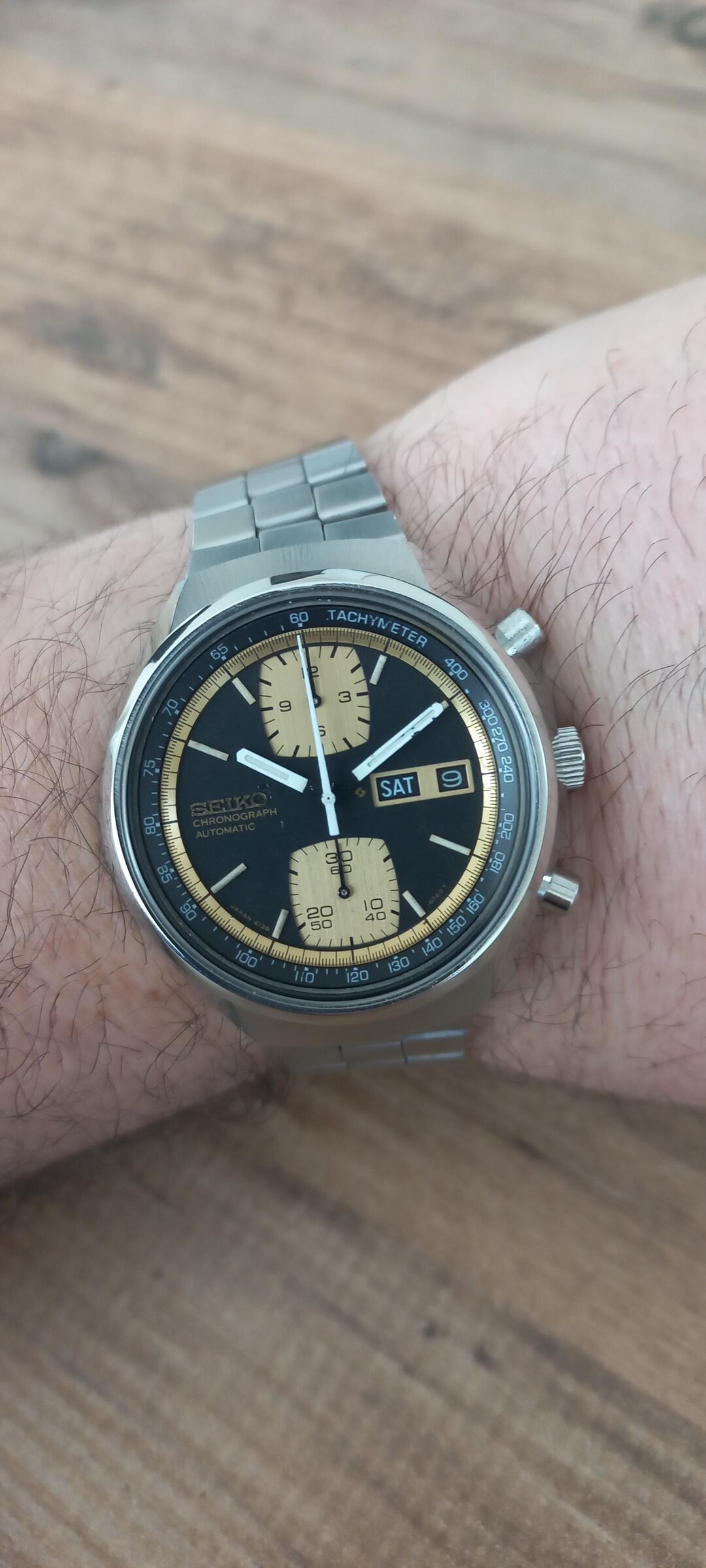 Seiko Automatic Chronograph " John Player Special "6138-8030 Full ...