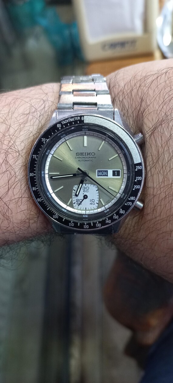 Seiko 6139-6040 " ghost bezel" automatic chronograph … - Gem