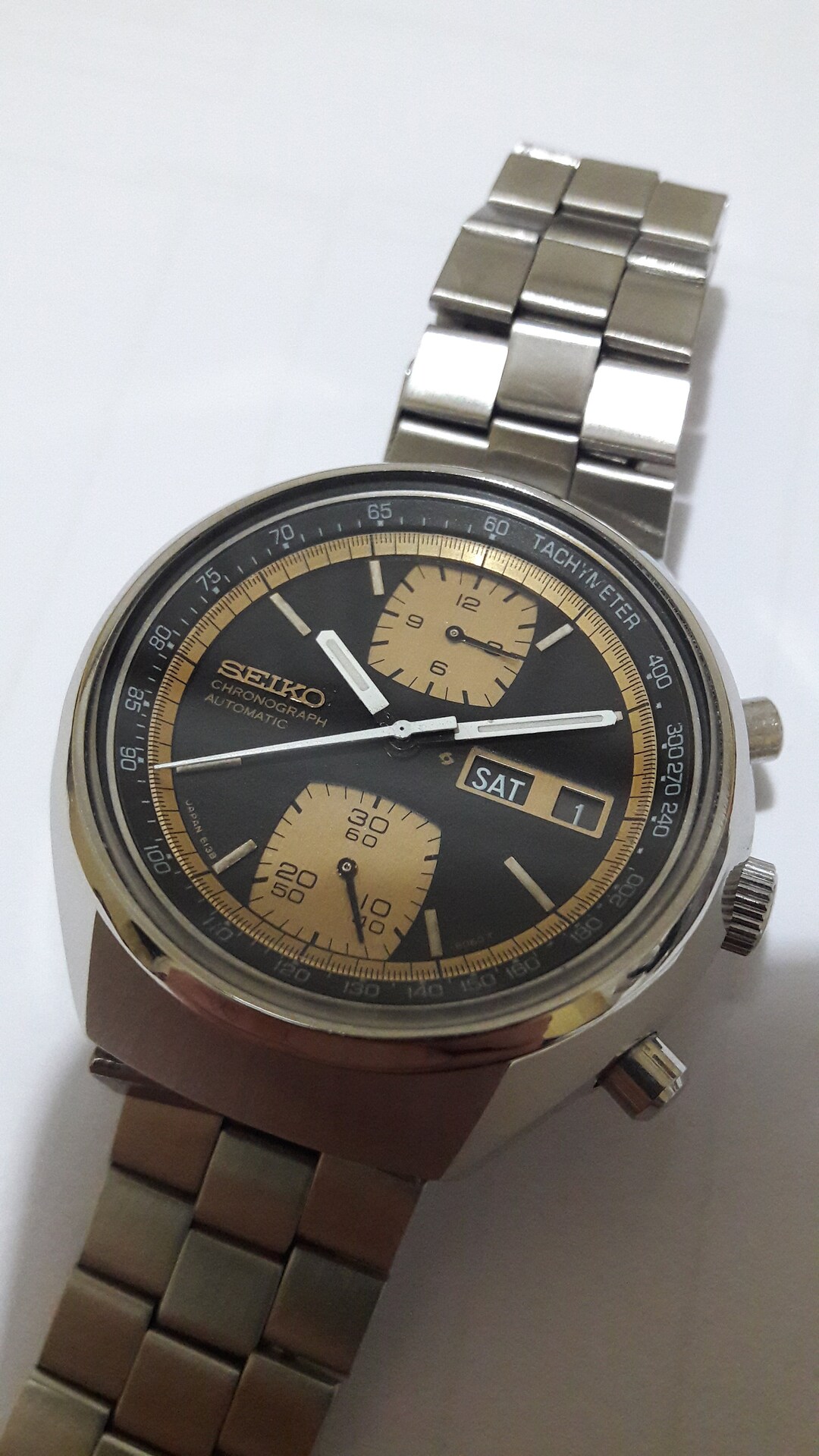 Seiko Automatic Chronograph " John Player Special "6138-8030 Full ...