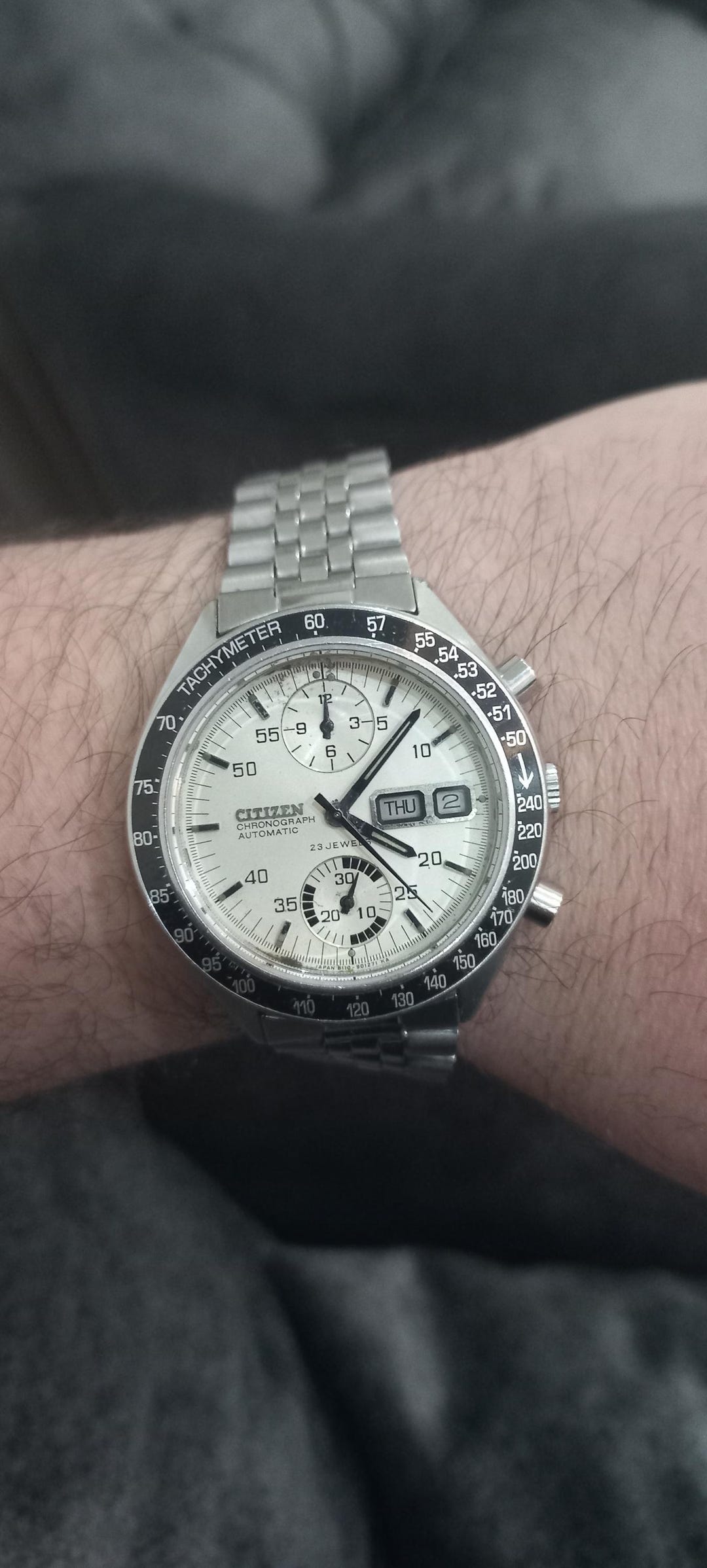 Citizen Speedy Automatic Chronograph and Flyback 67-9313 Original 1976 ...