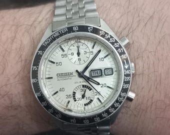 Citizen Speedy Automatic Chronograph and Flyback 67-9313 Original 1977 ...