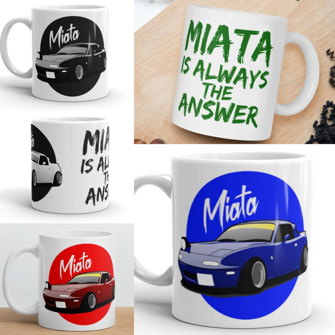 Mazda Miata MX-5 MX5 NA Mk1 Roadster JDM Mug Gift Red / Blue / Green ...