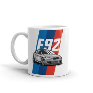 BMW E92 M3 Widebody BMW M Power Bavarian Racing Car Coffee Tea Beer Mug ...