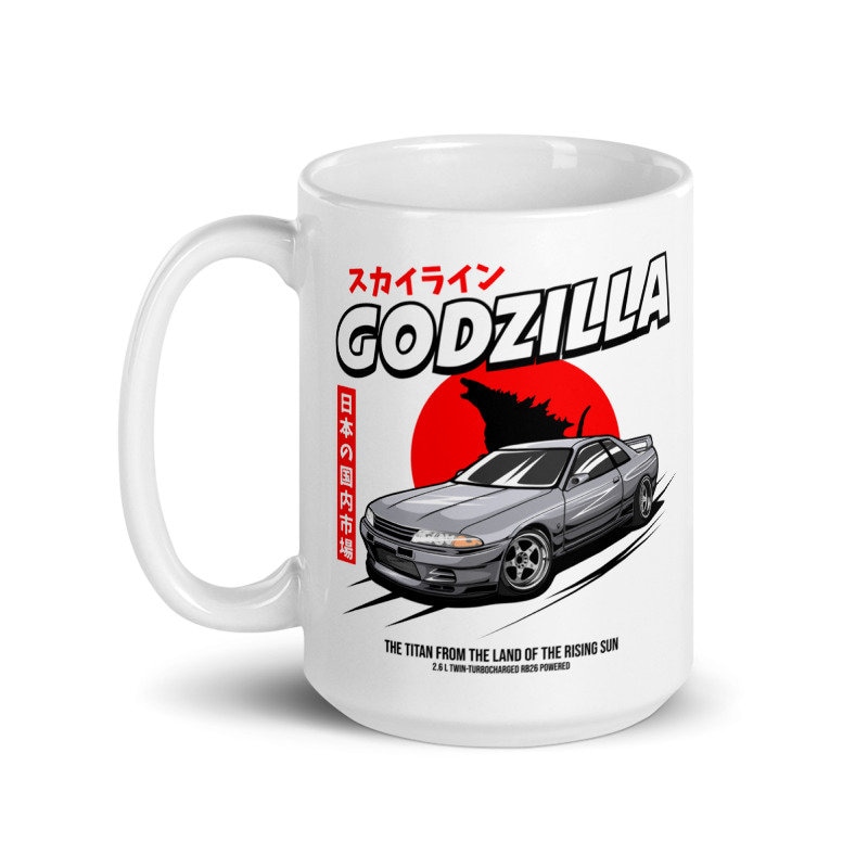 Skyline R32 Godzilla GT-R Nissan JDM Cup Mug Gift | Etsy