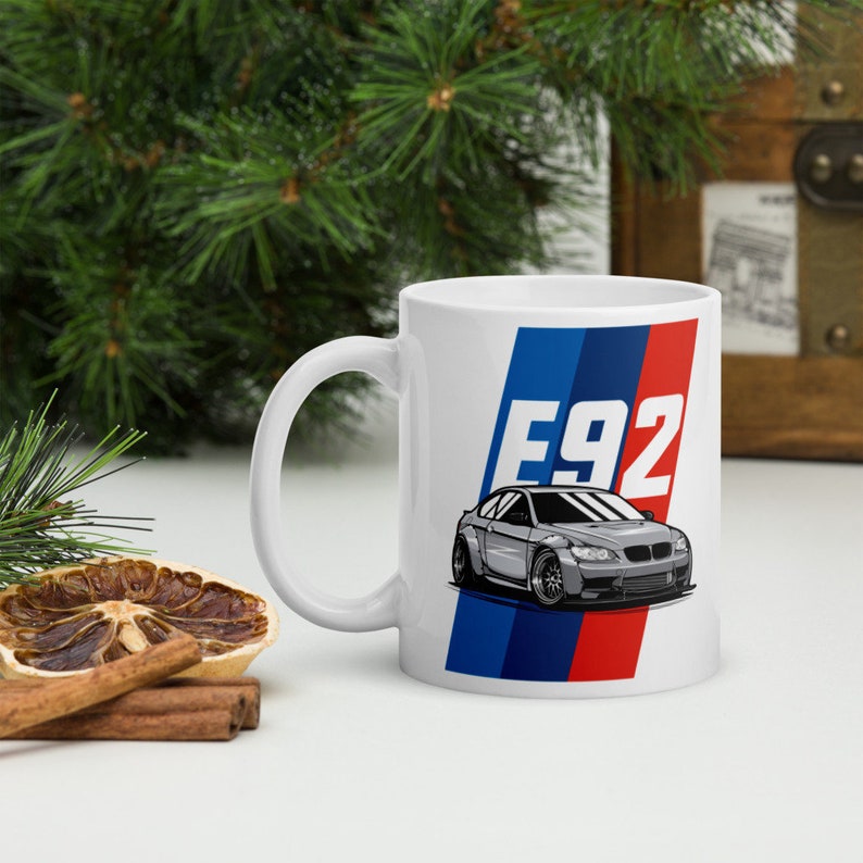 BMW E92 M3 Widebody BMW M Power Bavarian Racing Car Coffee Tea Beer Mug ...