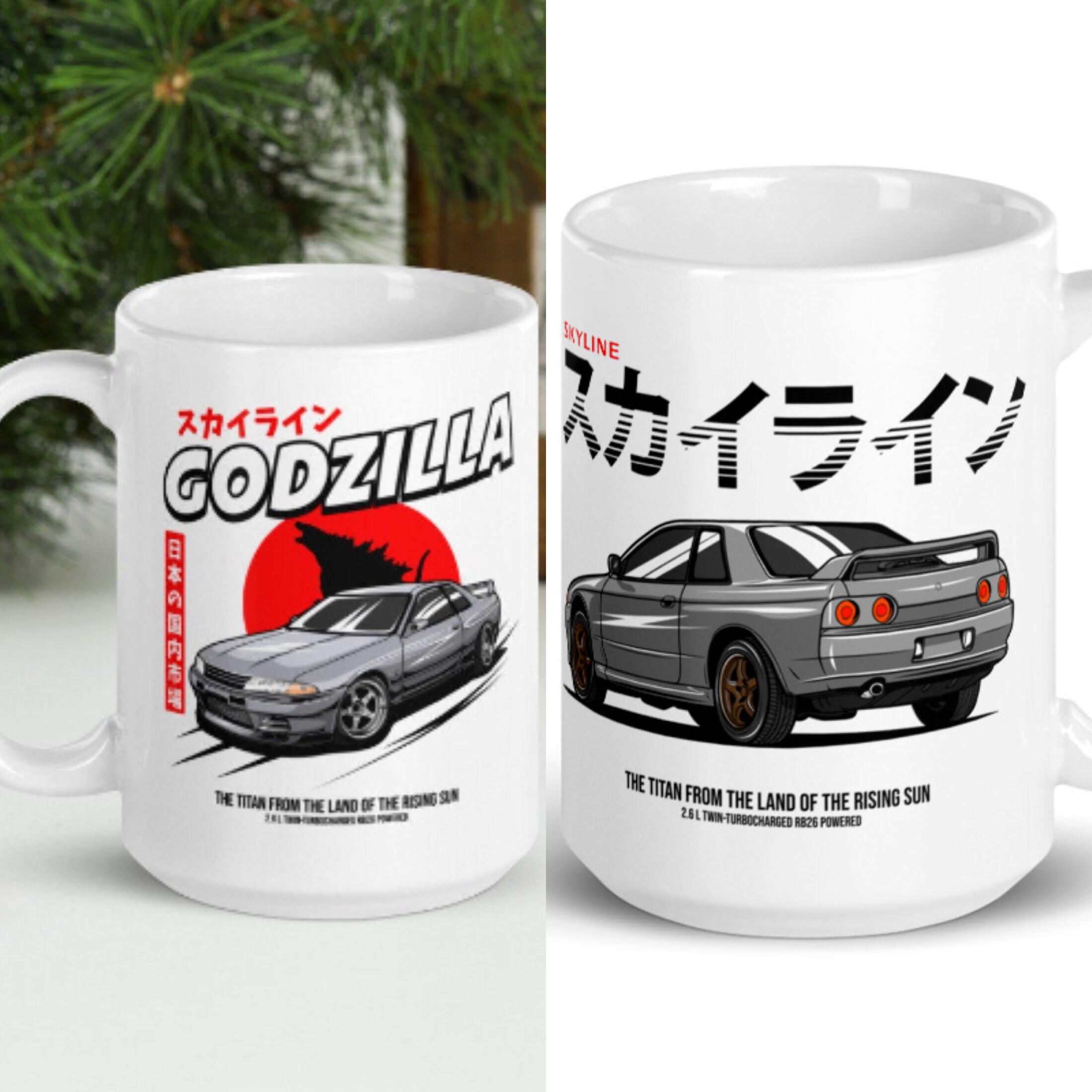 Skyline R32 Godzilla GT-R Nissan JDM Cup Mug Gift | Etsy