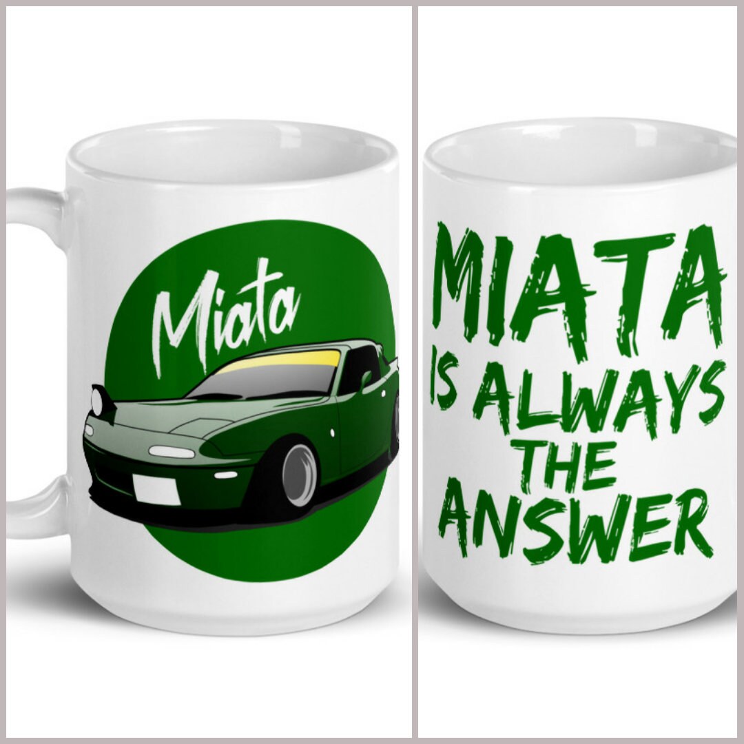 Mazda Miata MX-5 MX5 NA Mk1 Roadster JDM Mug Gift Red / Blue / Green ...