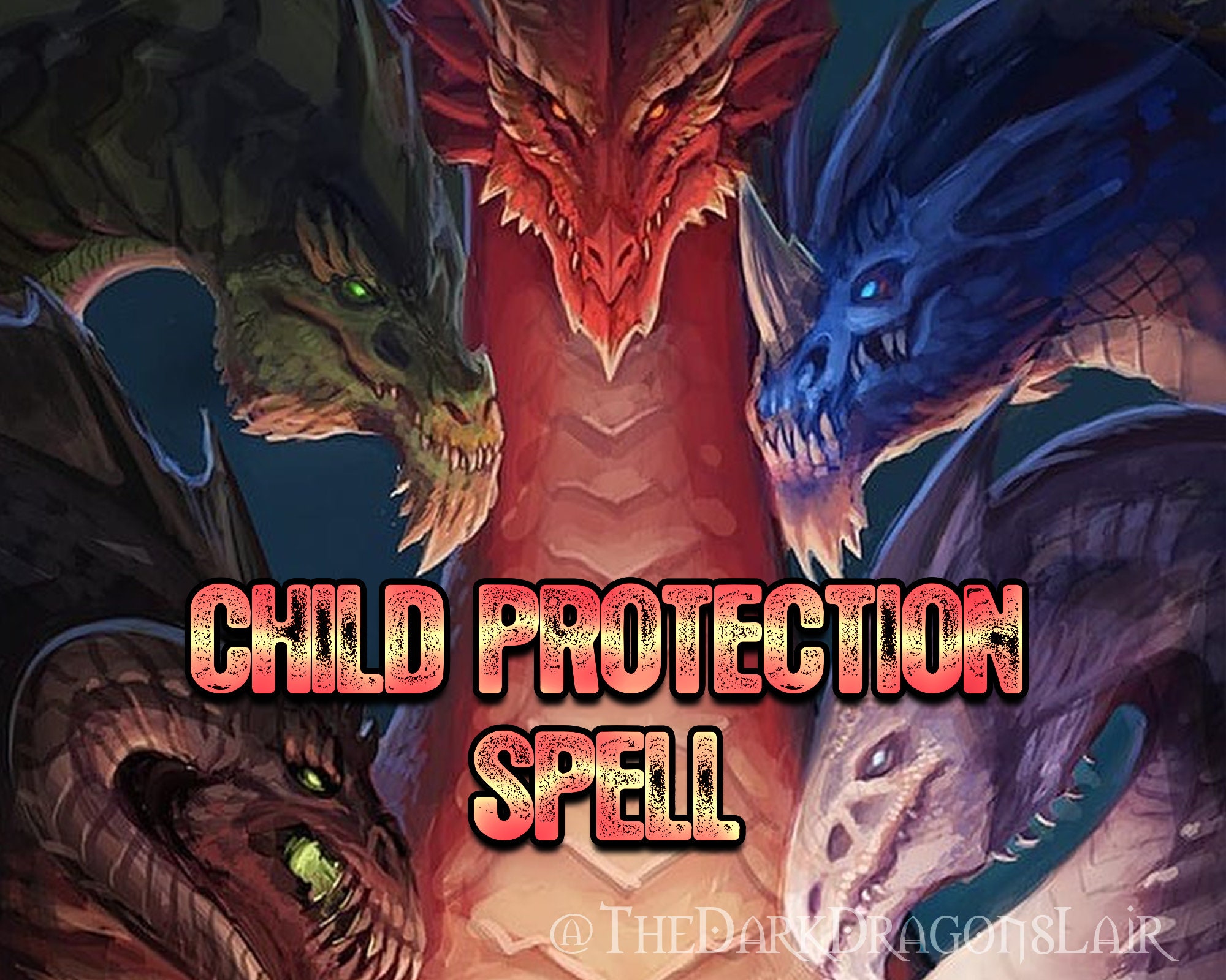 Child Protection Spell Protect My Kid Physical Spiritual | Etsy