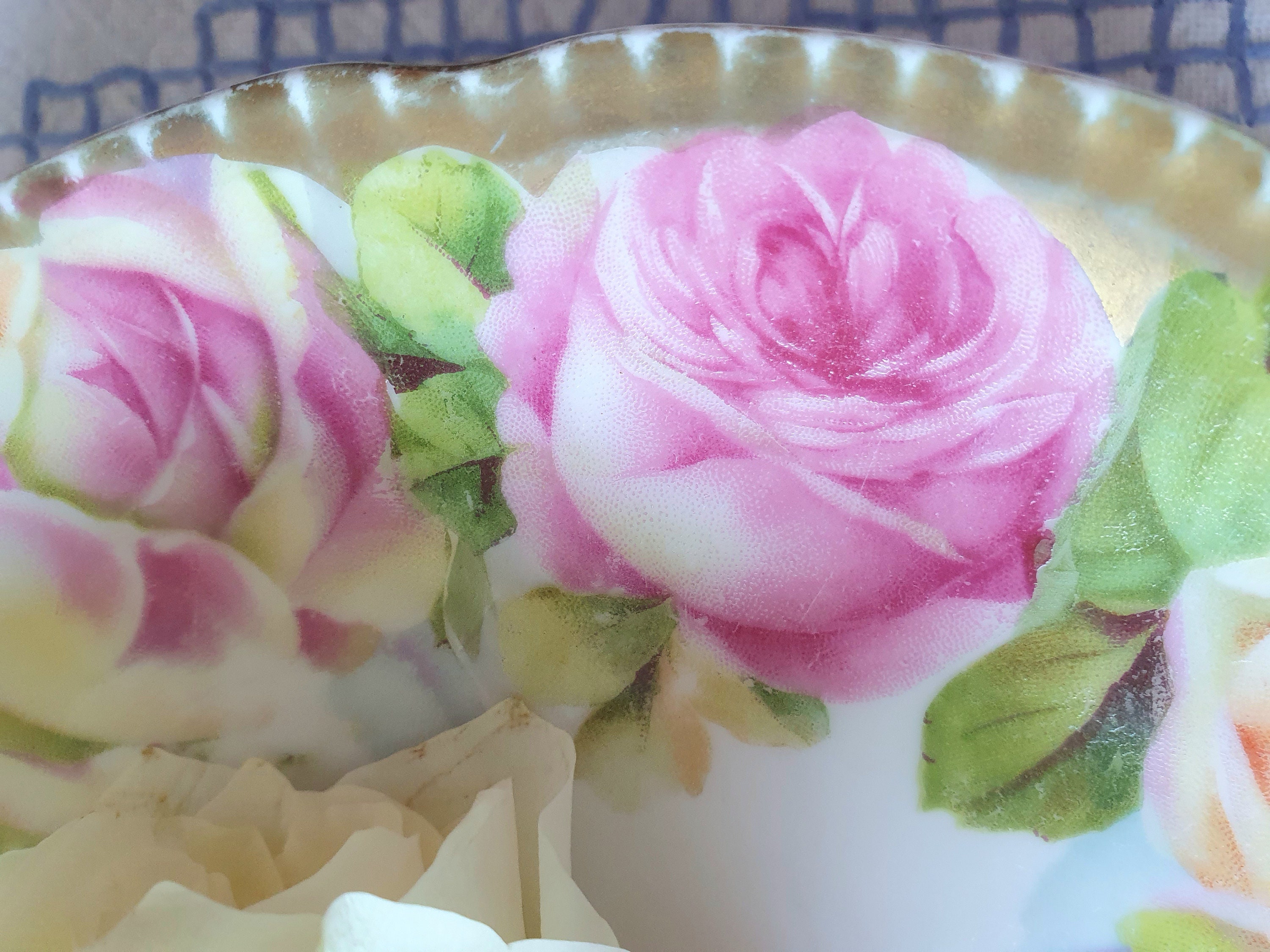 Art Nouveau Beyer & Bock Plate Set 5 Cake Plates, Beautiful, Vintage ...