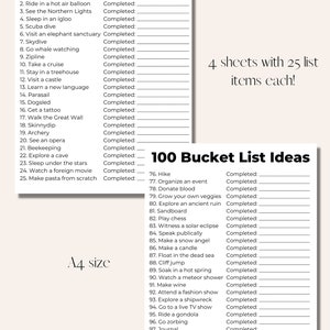 100 Bucket List Ideas | Travel Bucket List Ideas | 100 Things to Do ...