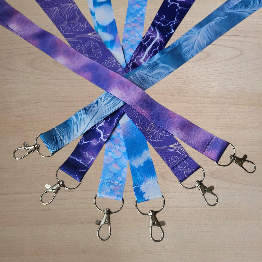 Lanyard Keychain With ID Card Holder, Strap Neck for Car Keys, USB ...