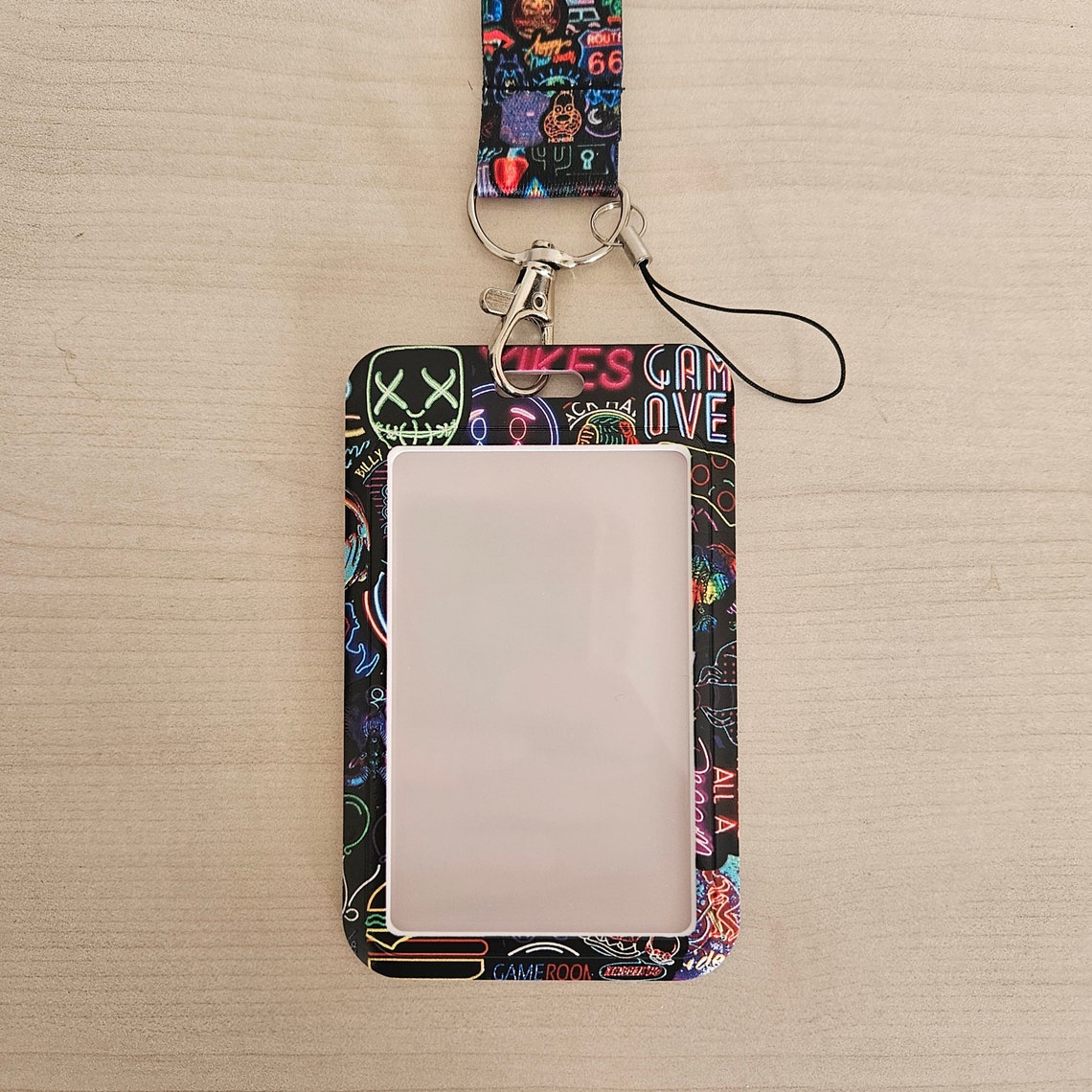 Lanyard and Badge Holder, Student Campus ID Card Holder, Christmas Gift ...