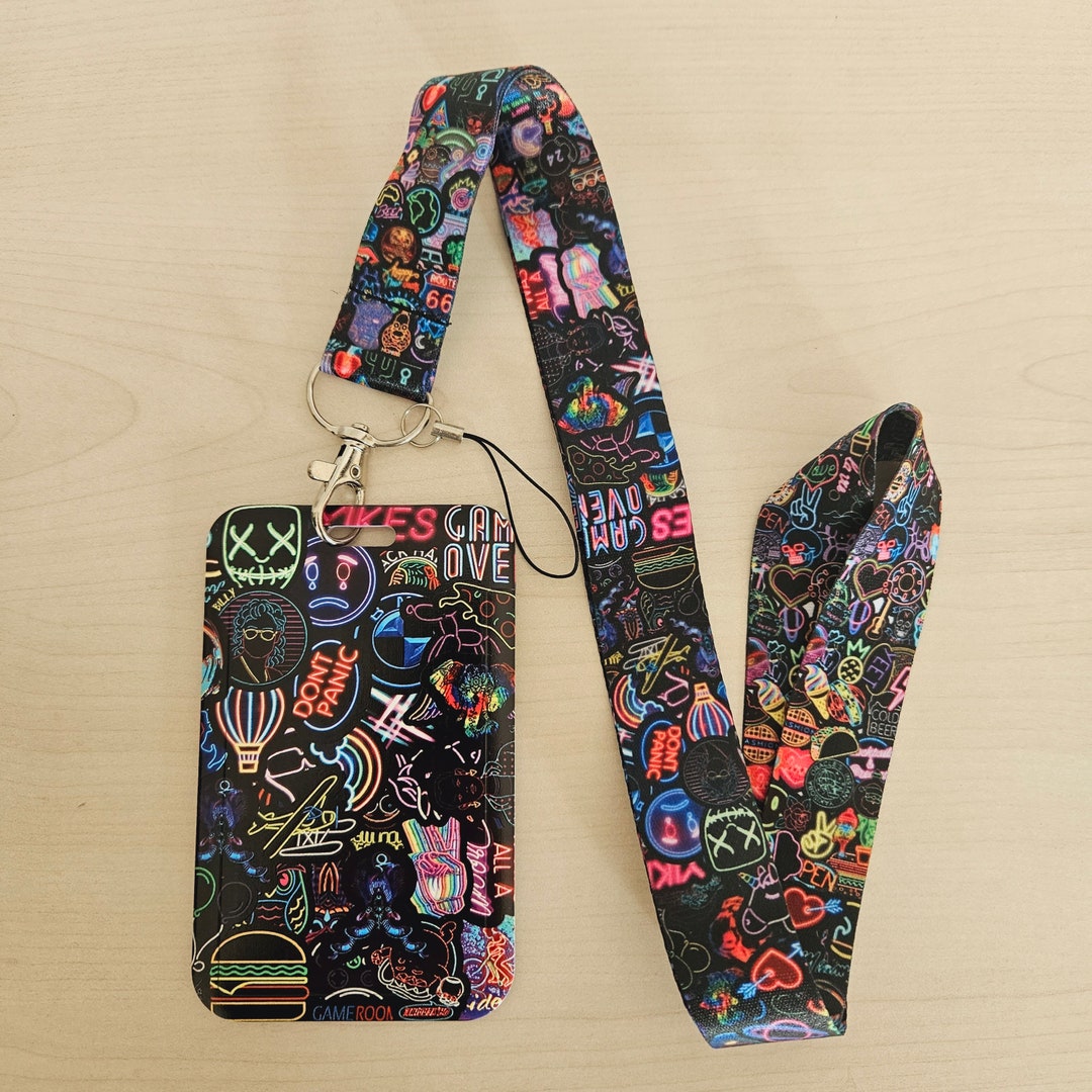 Lanyard and Badge Holder, Student Campus ID Card Holder, Christmas Gift ...