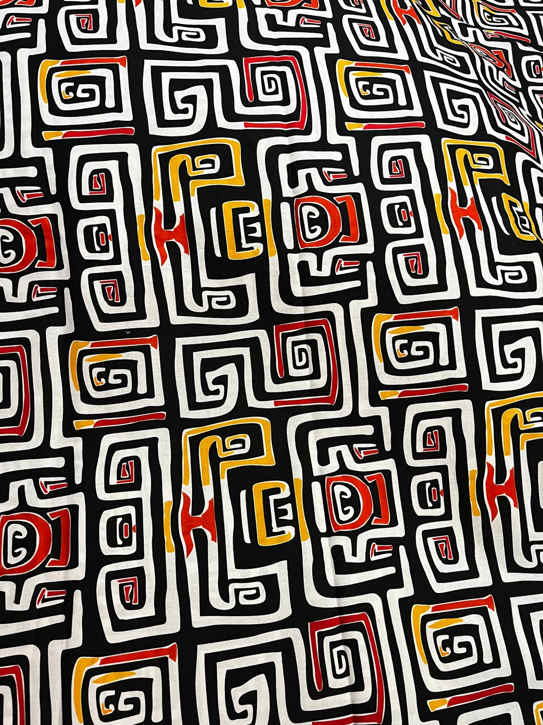 African Inspired Fabric/ African Fabric/ Earthnic Patchwork Fabric. - Etsy