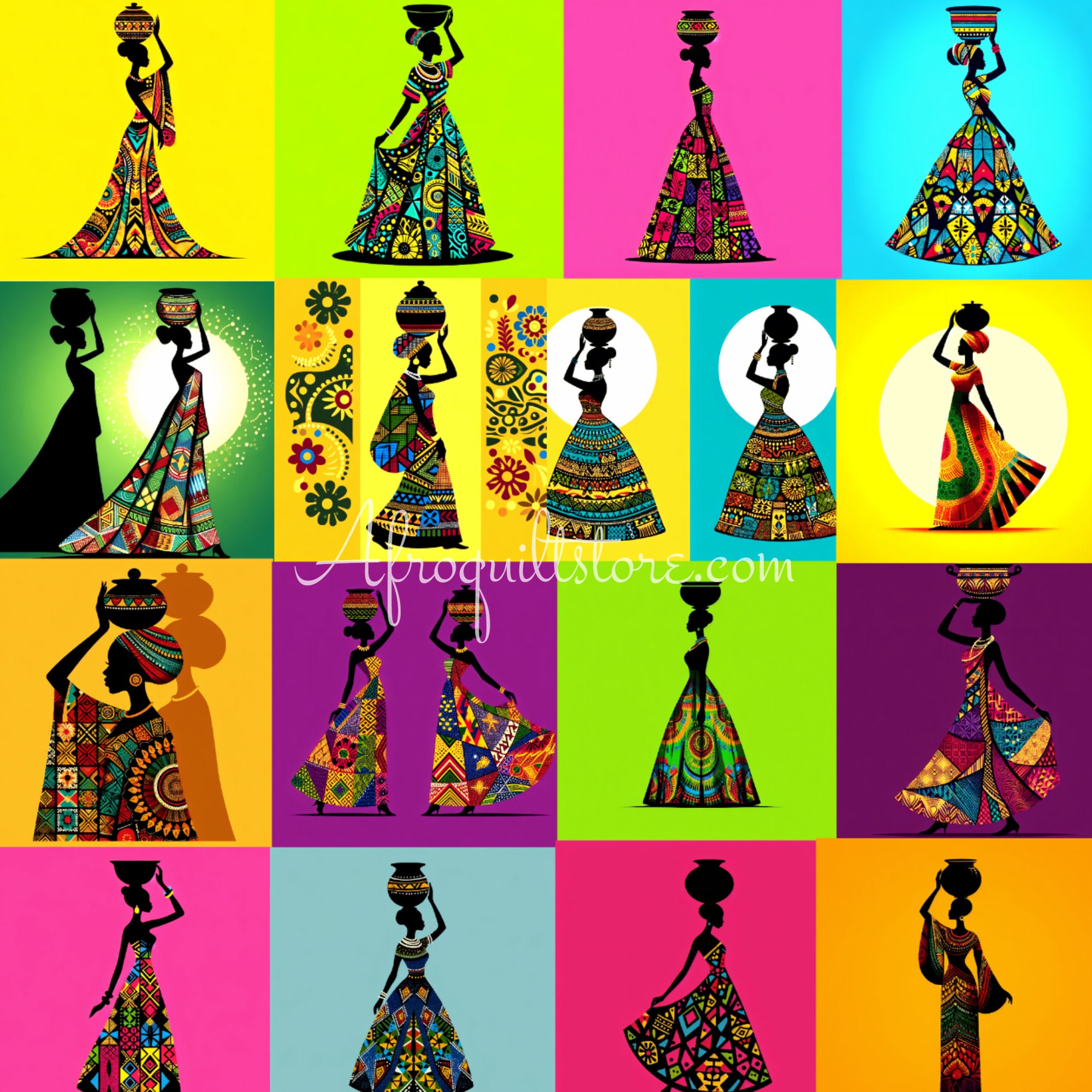 Matriarchal Valor Fabric 1/african Fabrics by the Yard. - Etsy