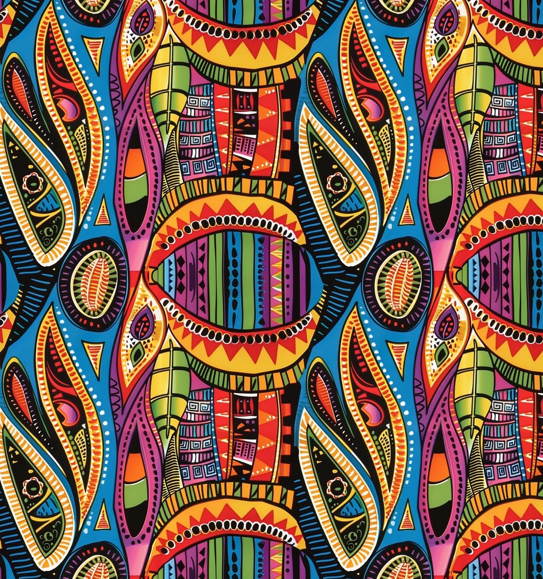 African Prints Fabric/ Ankara Fabric/ Cotton Fabric/african Inspired ...