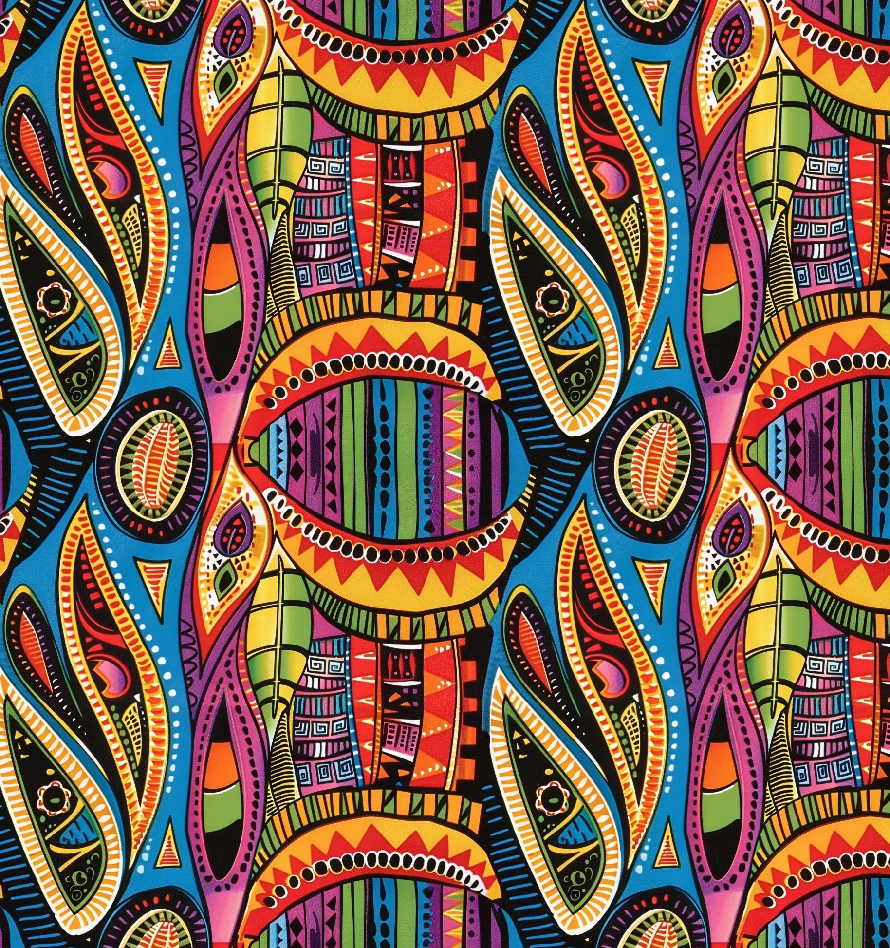 African Prints Fabric/ Ankara Fabric/ Cotton Fabric/african Inspired ...
