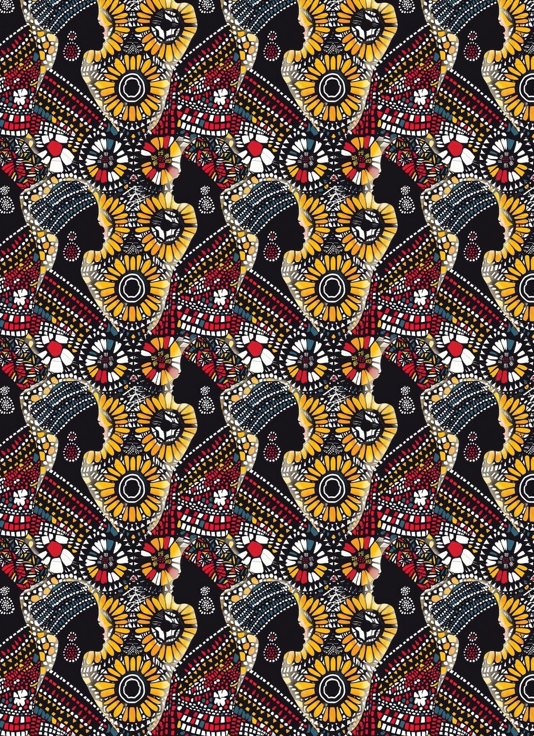Afrochic Elegance Fabric/ Africa Fabric/ Yard. - Etsy