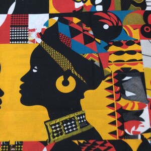 Black History Month Afrochic Elegance Fabric/ African Fabric/by the ...