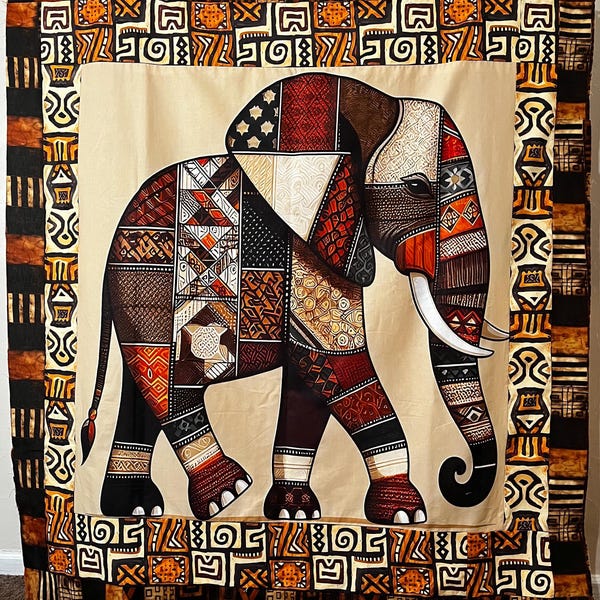 Elephant Quilt - Etsy