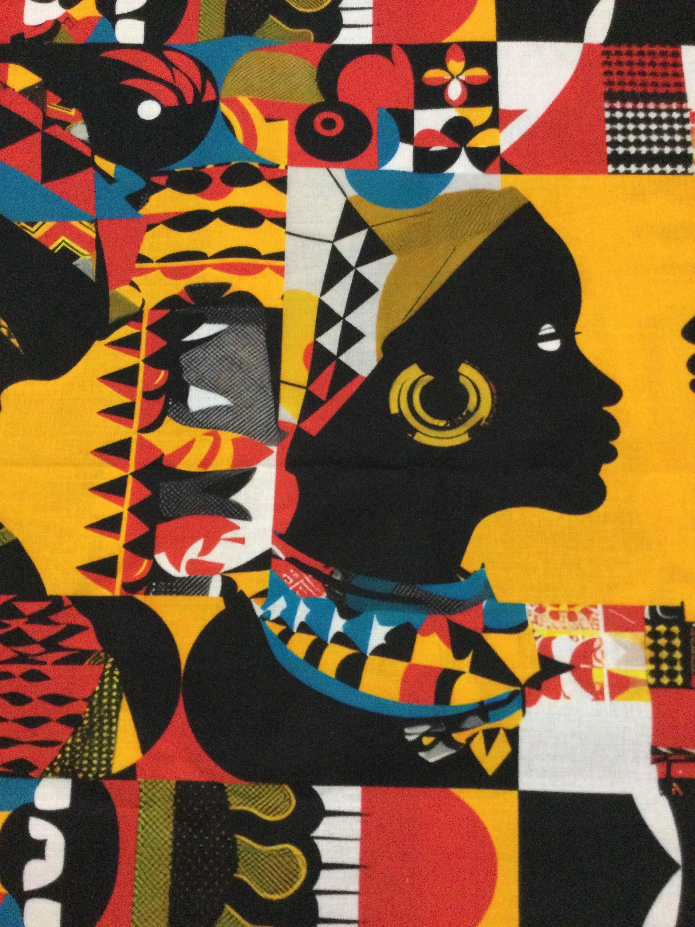 Black History Month Afrochic Elegance Fabric/ African Fabric/by the Yard - Etsy