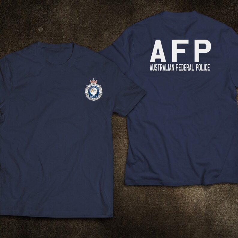 Australia AFP Australian Federal Police Organisation T-shirt - Etsy