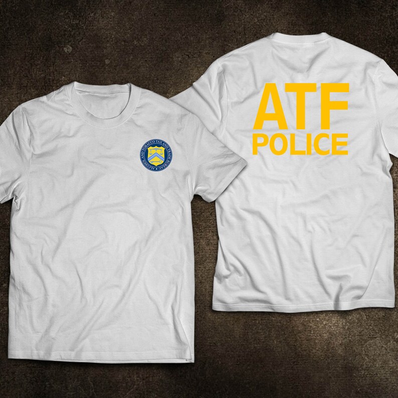 Police ATF Bureau of Alcohol Tobacco Firearms Department - Etsy