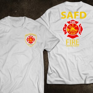 San Antonio Fire Department SAFD Texas Firefighter Emergency Service ...