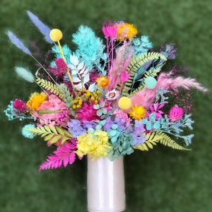 Rainbow Spring Floral Arrangement - Etsy