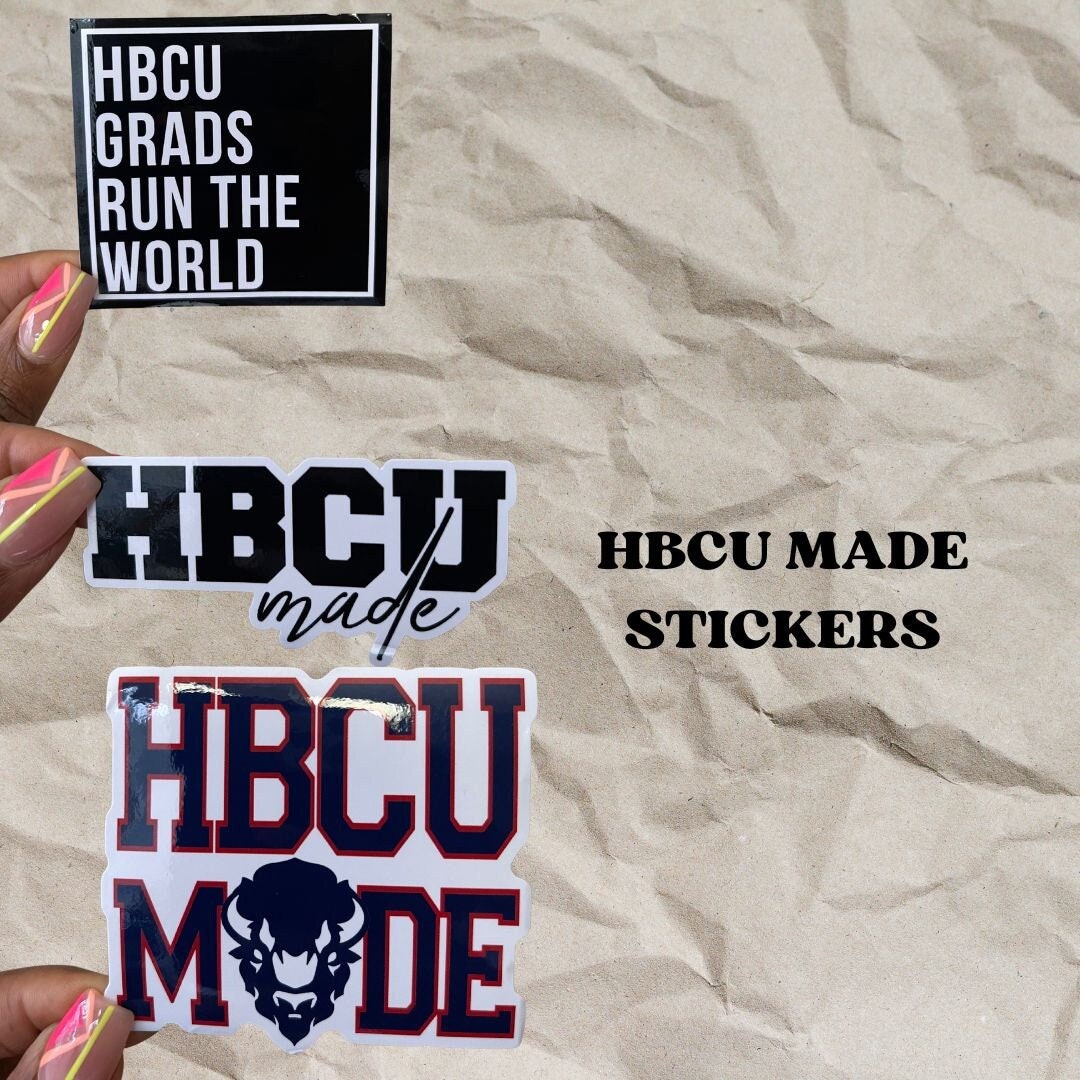 HBCU Made Stickers - Etsy