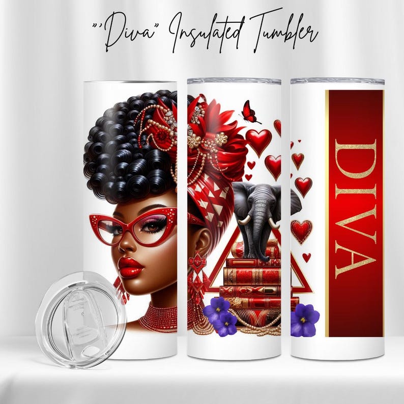 Diva Sublimated Tumbler - Etsy